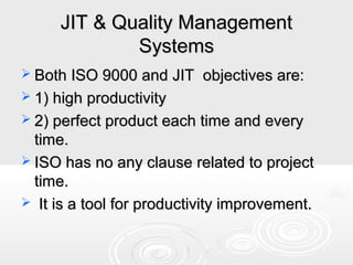 054 jit and quality management system | PPT