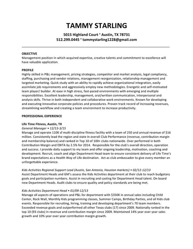 TAMMY STARLING_Resume | PDF