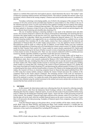 Company clustering based on financial report data using k-means | PDF