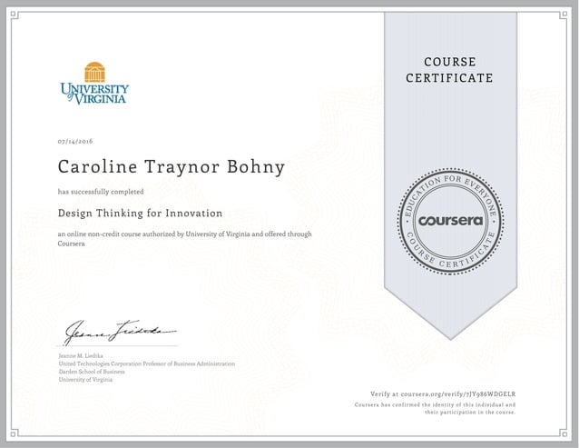 Coursera 7JY986WDGELR Certificate | PDF