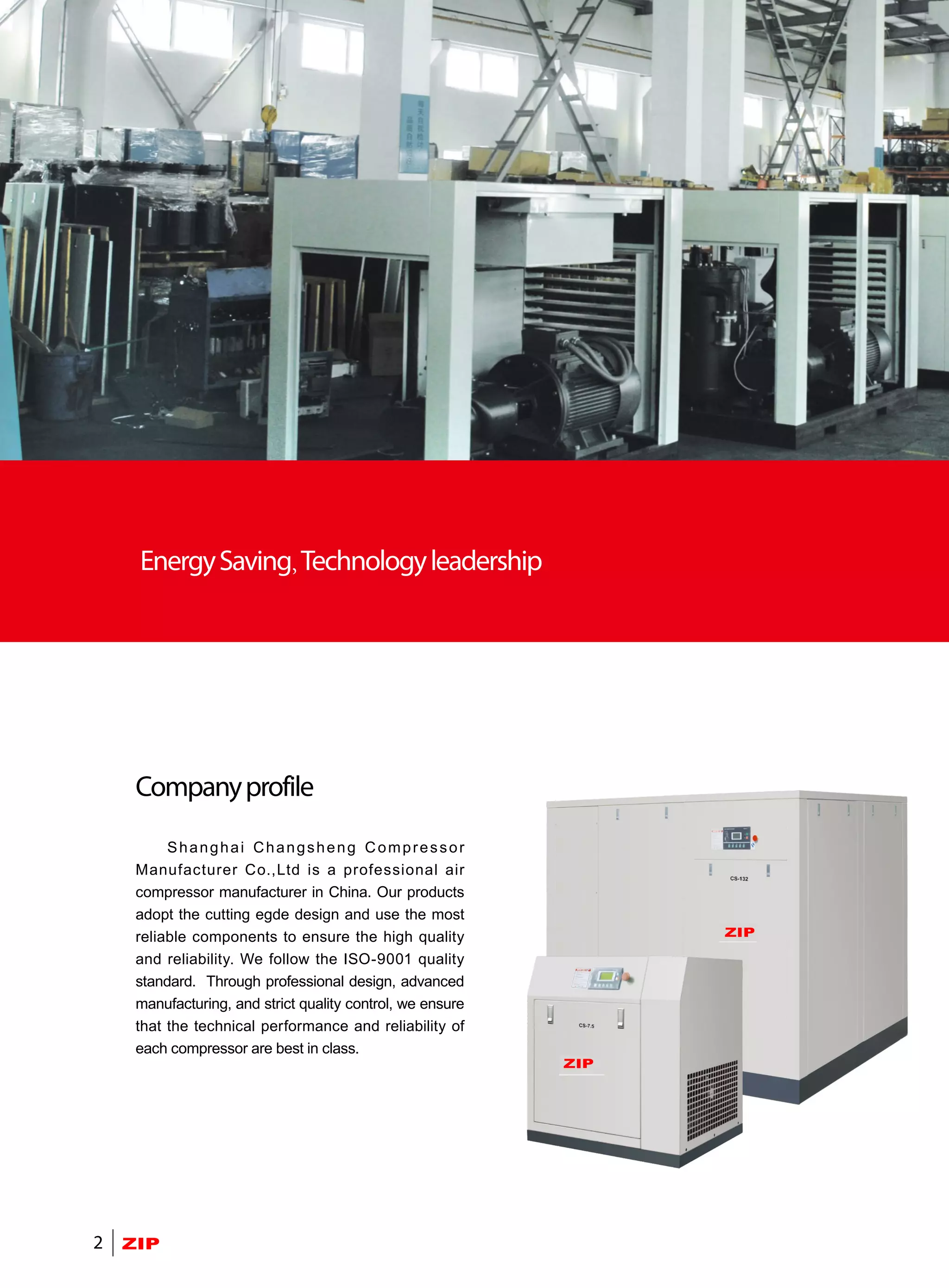 ZIP Compressor catalog | PDF | Manufacturing Industry | Industries