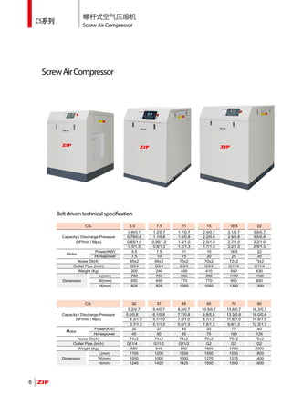 ZIP Compressor catalog | PDF | Manufacturing Industry | Industries