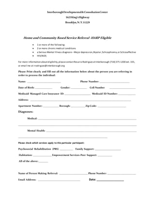 referral for HCBS | DOCX