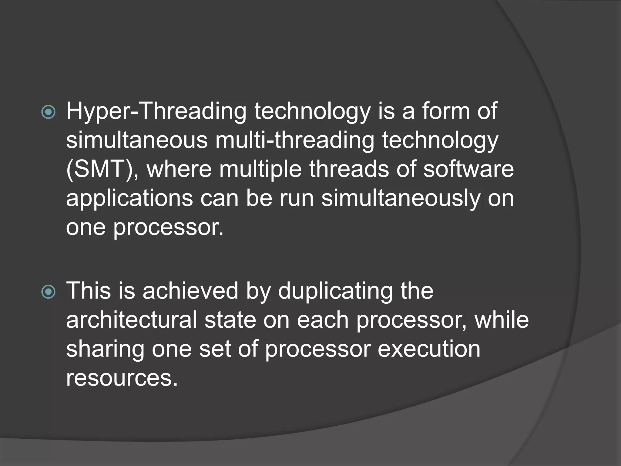 HYPER-THREADING TECHNOLOGY | PPTX