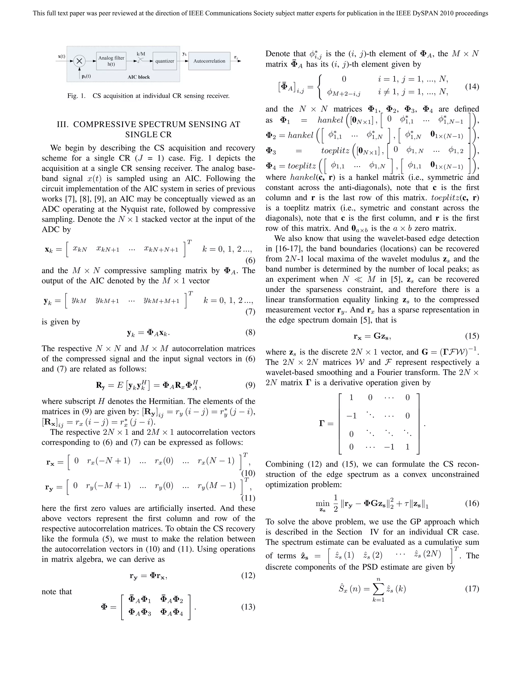 Projected Barzilai-Borwein Methods Applied to Distributed Compressive Spectrum Sensing | PDF