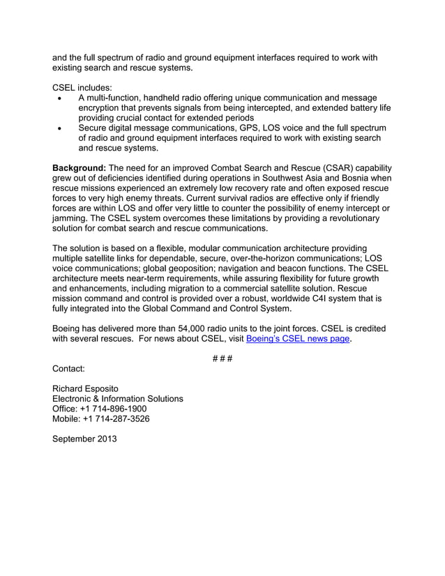 CSEL_overview | PDF | Defense Industry | Industries