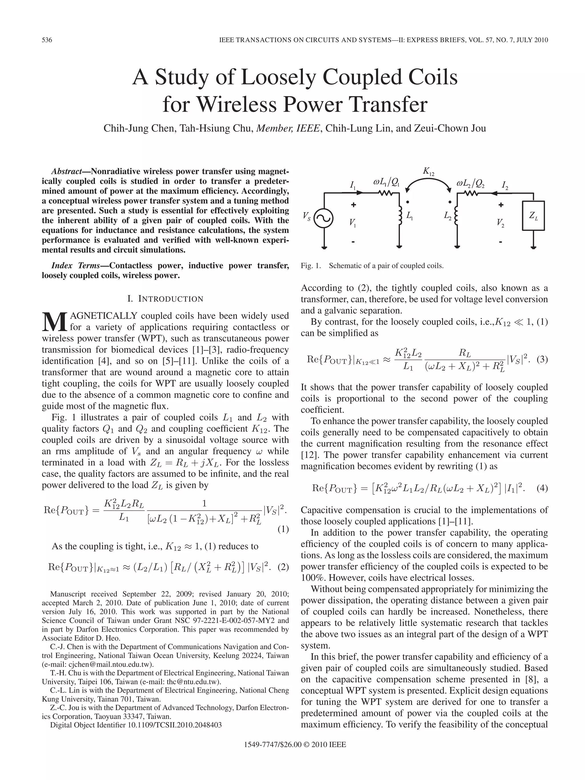 wireless power transfer | PDF