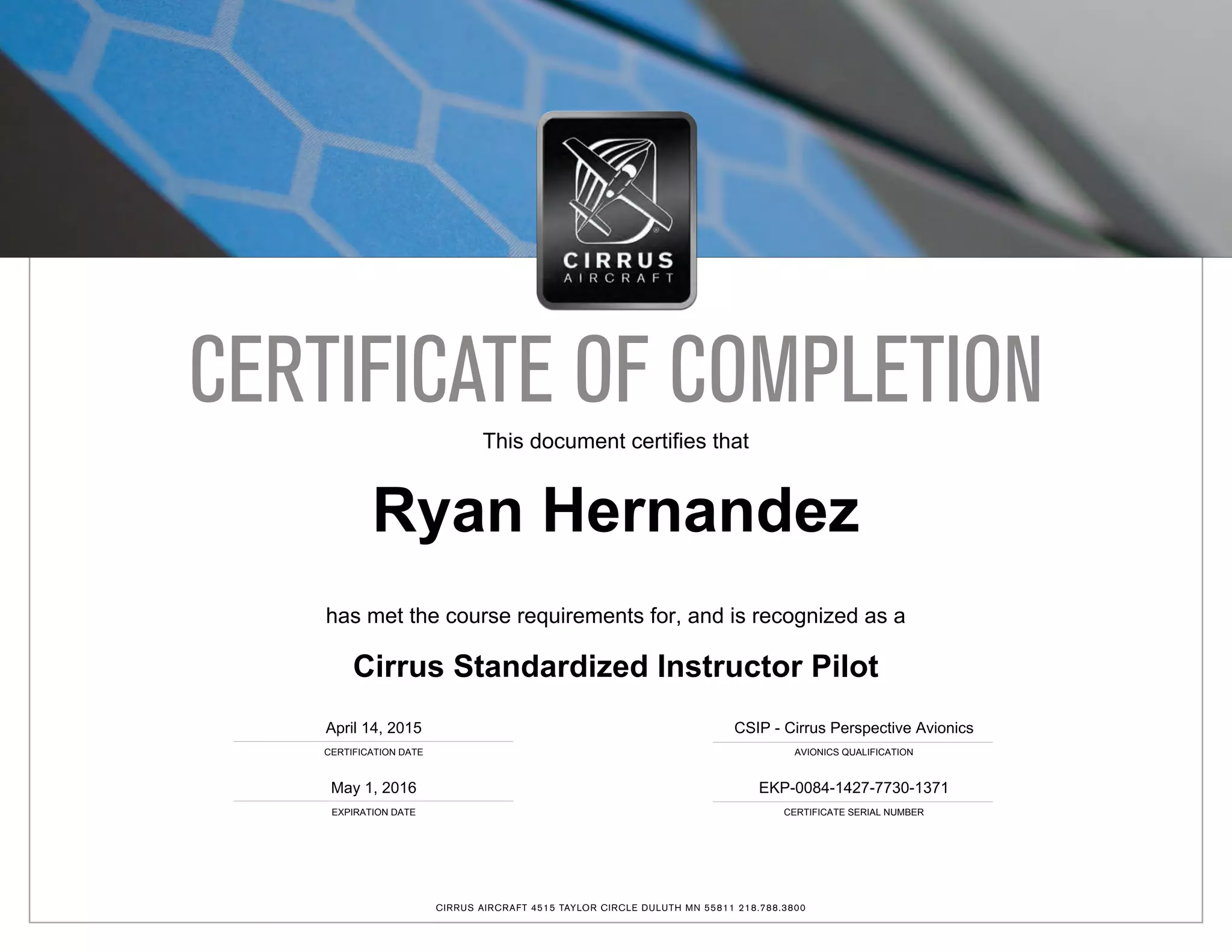 CSIP Certificate of Completion | PDF | Air Travel | Travel Type