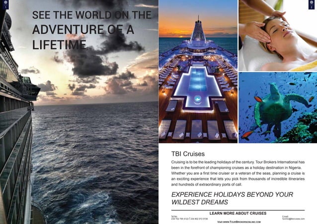 cruise brochure | PPT