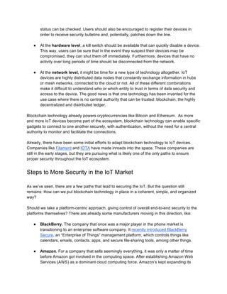 IoT, Security & the Path to a Solution | PDF