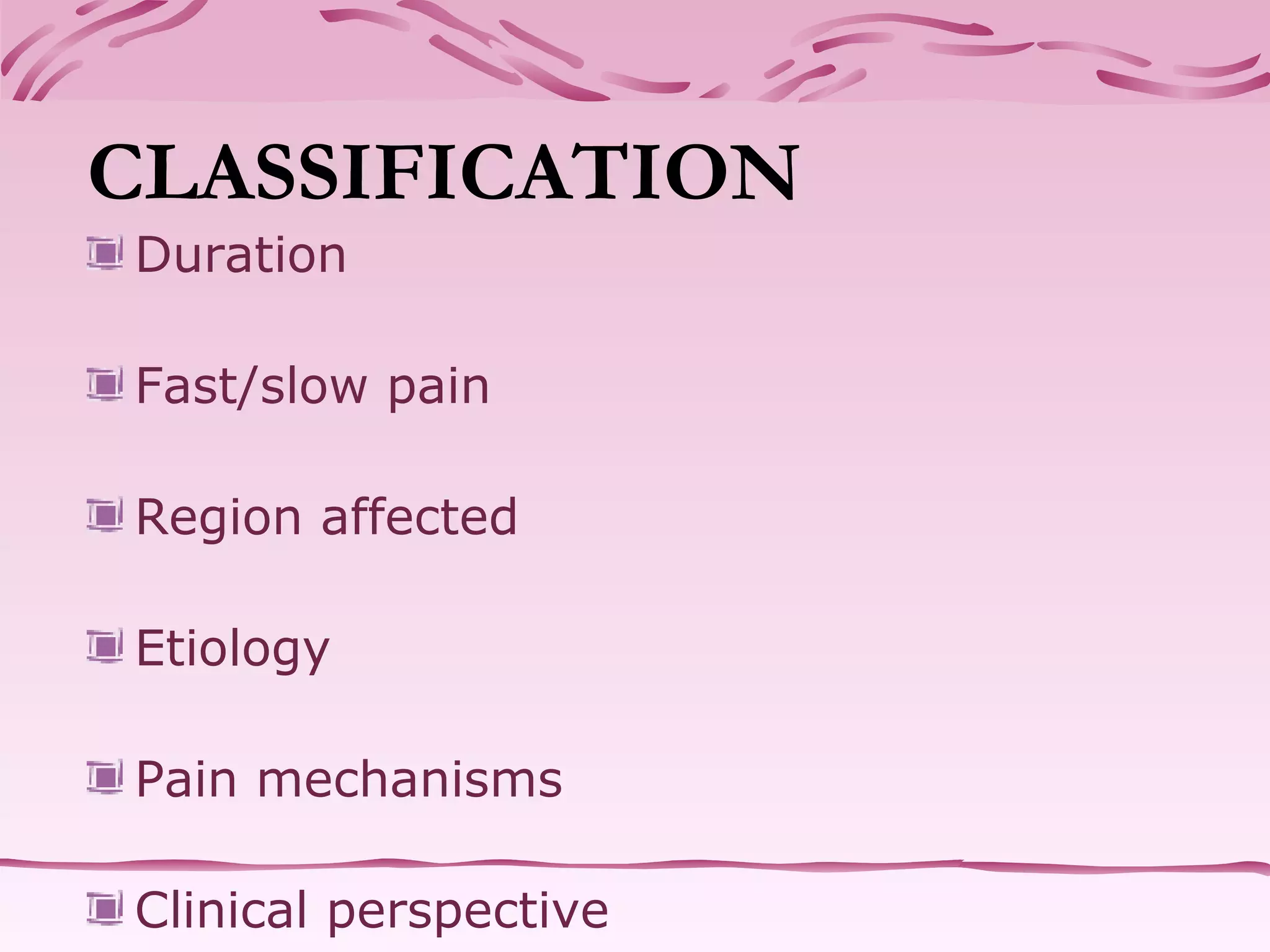The General Pain Pathways | PPT