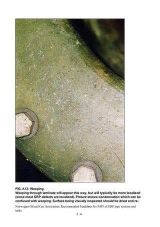Guidelines for NDT of GRP pipe systems and tanks | PDF