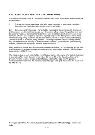 Guidelines for NDT of GRP pipe systems and tanks | PDF