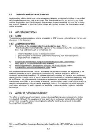 Guidelines for NDT of GRP pipe systems and tanks | PDF