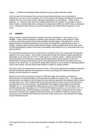 Guidelines for NDT of GRP pipe systems and tanks | PDF