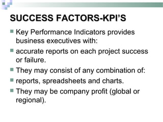 055 KPI'S Success Factor | PPT