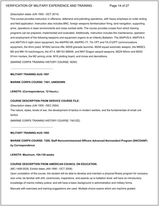 BUSS TROY L VMET Certificates | PDF
