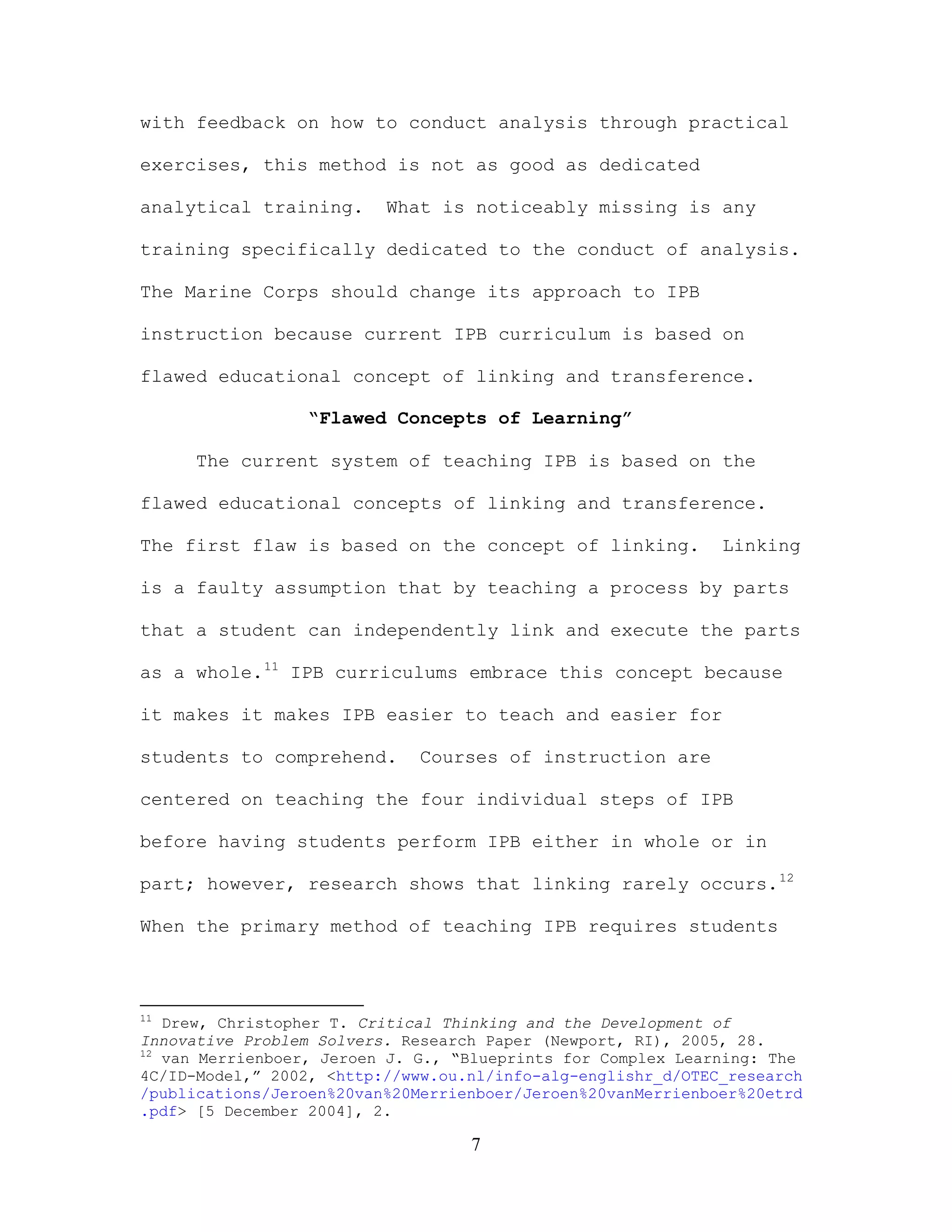 Critical Thinking and IPB | PDF