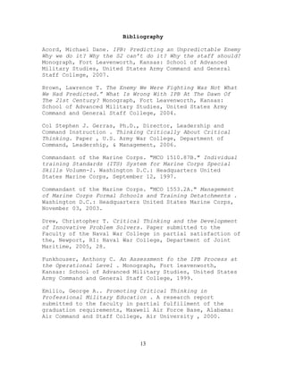 Critical Thinking and IPB | PDF