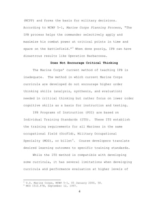 Critical Thinking and IPB | PDF