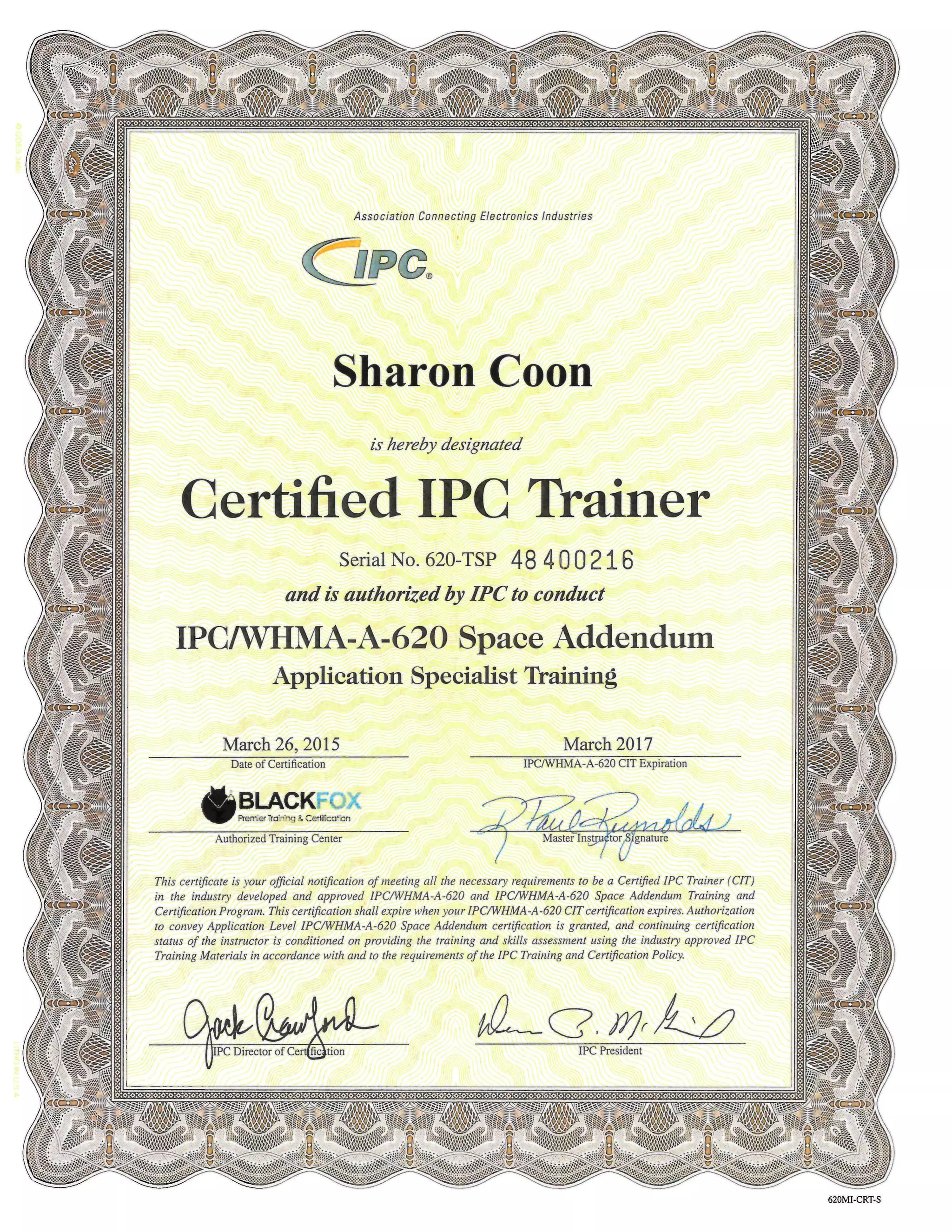 IPC 620-B SPACE | PDF