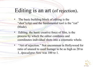 Principles of Editing | PPT