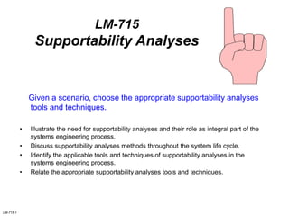 0557 Supportability Analyses 1.ppt