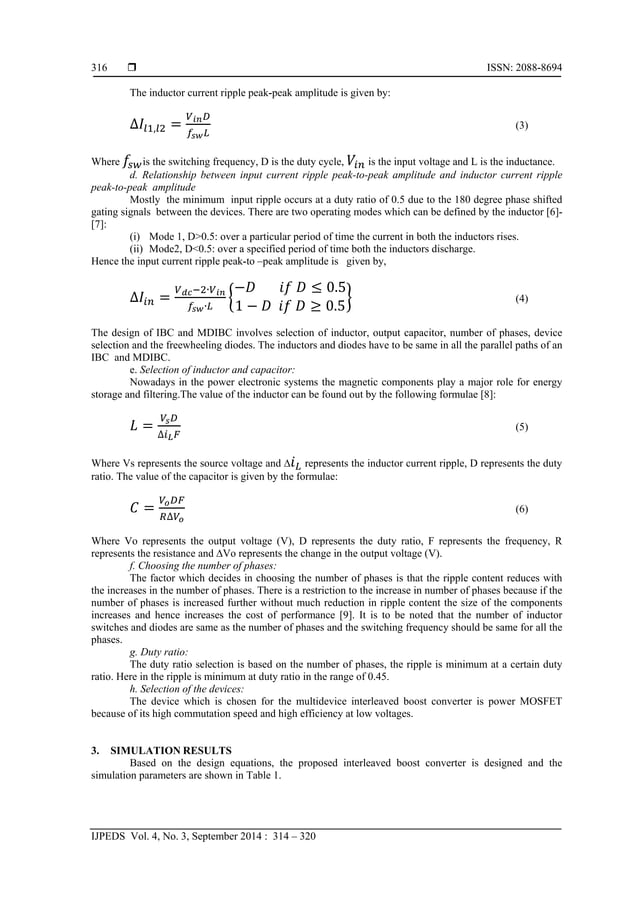 Design, Simulation and Hardware Implementation of a Multi Device Interleaved Boost Converter for ...