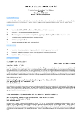 Ikenna's CV | PDF