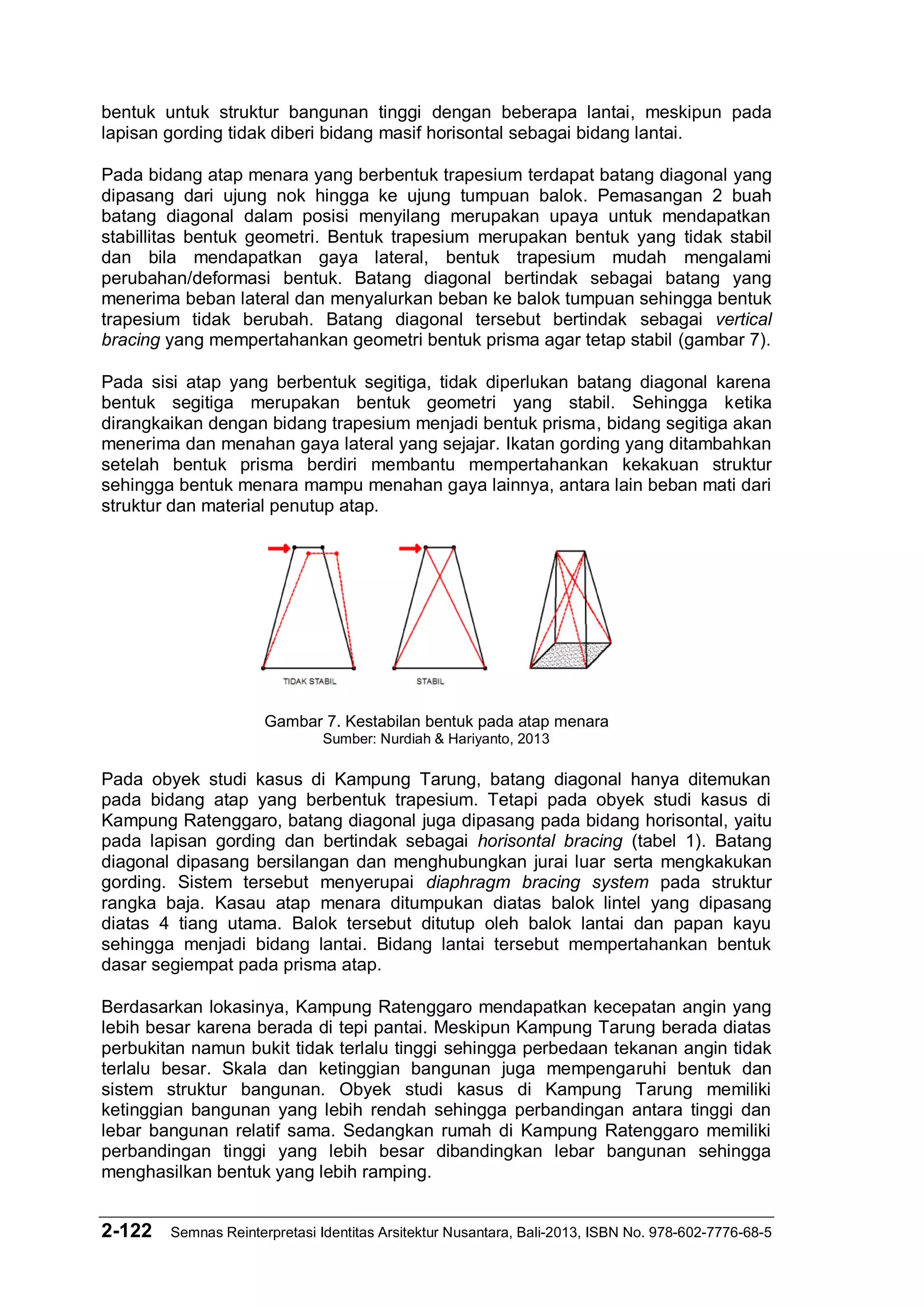 STRUKTUR RANGKA ATAP RUMAH TRADISIONAL SUMBA | PDF