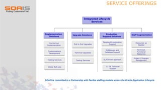 SOAIS ORACLE Corporate Presentation | PPT