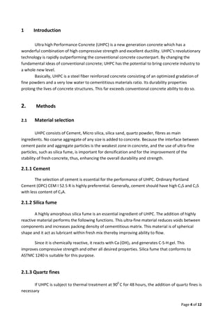 PAPER UHPC FINAL COPY | PDF