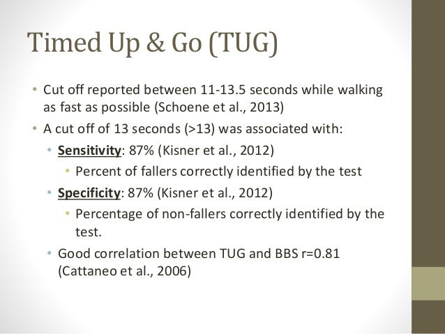 Time up and go test - apoartof