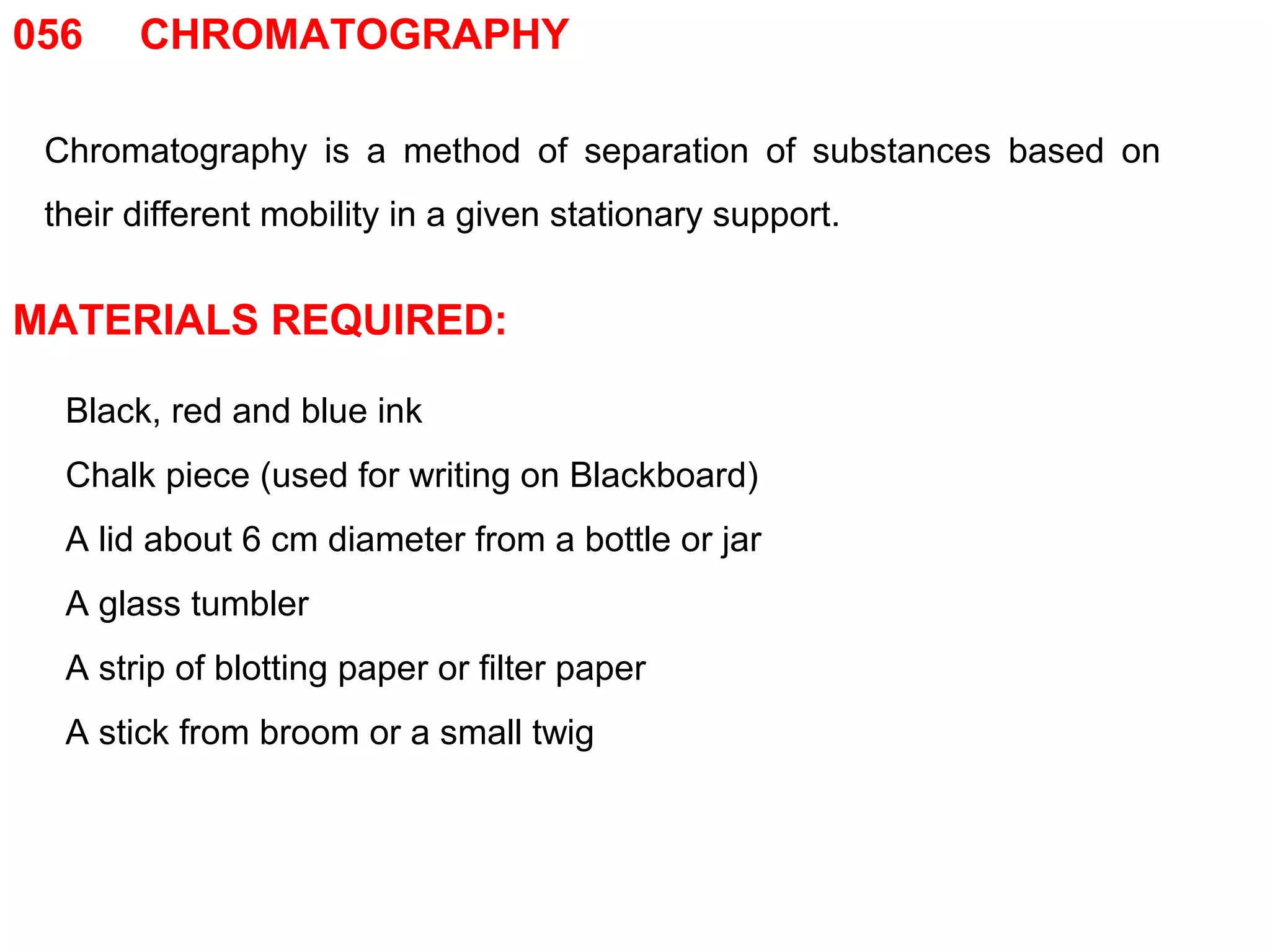 056 chromatography | PPT