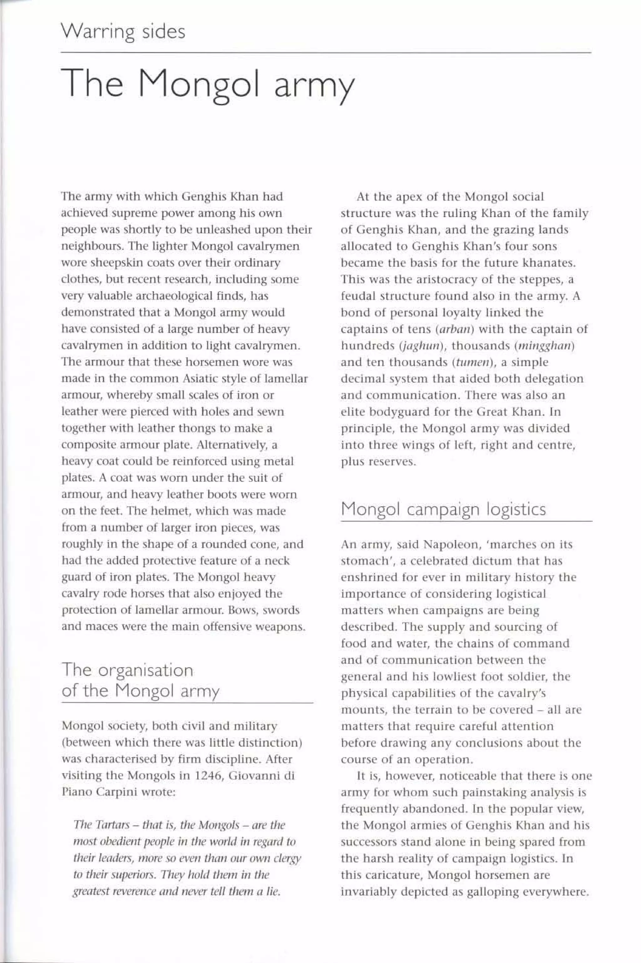 genghis khan & the mongol conquests 1190-1400 | PDF