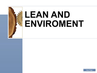 057 Lean/Environment | PPT