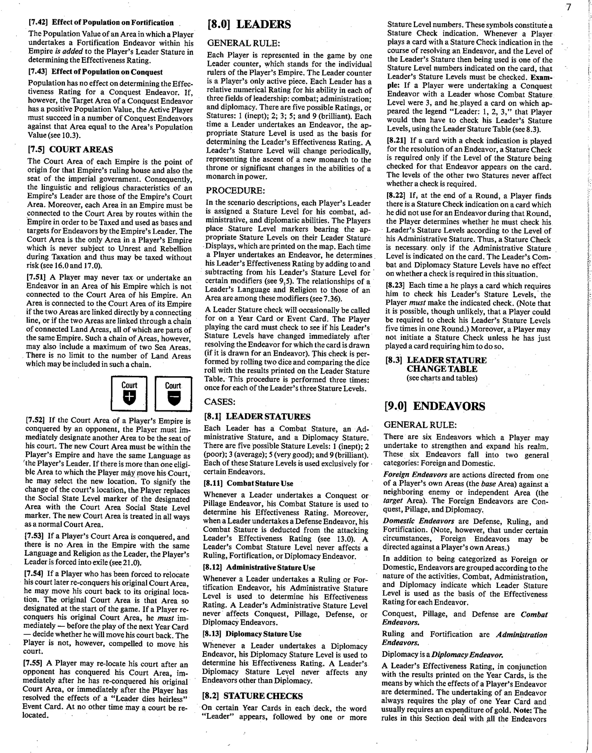 Empires of the Middle Ages SPI Rules | PDF