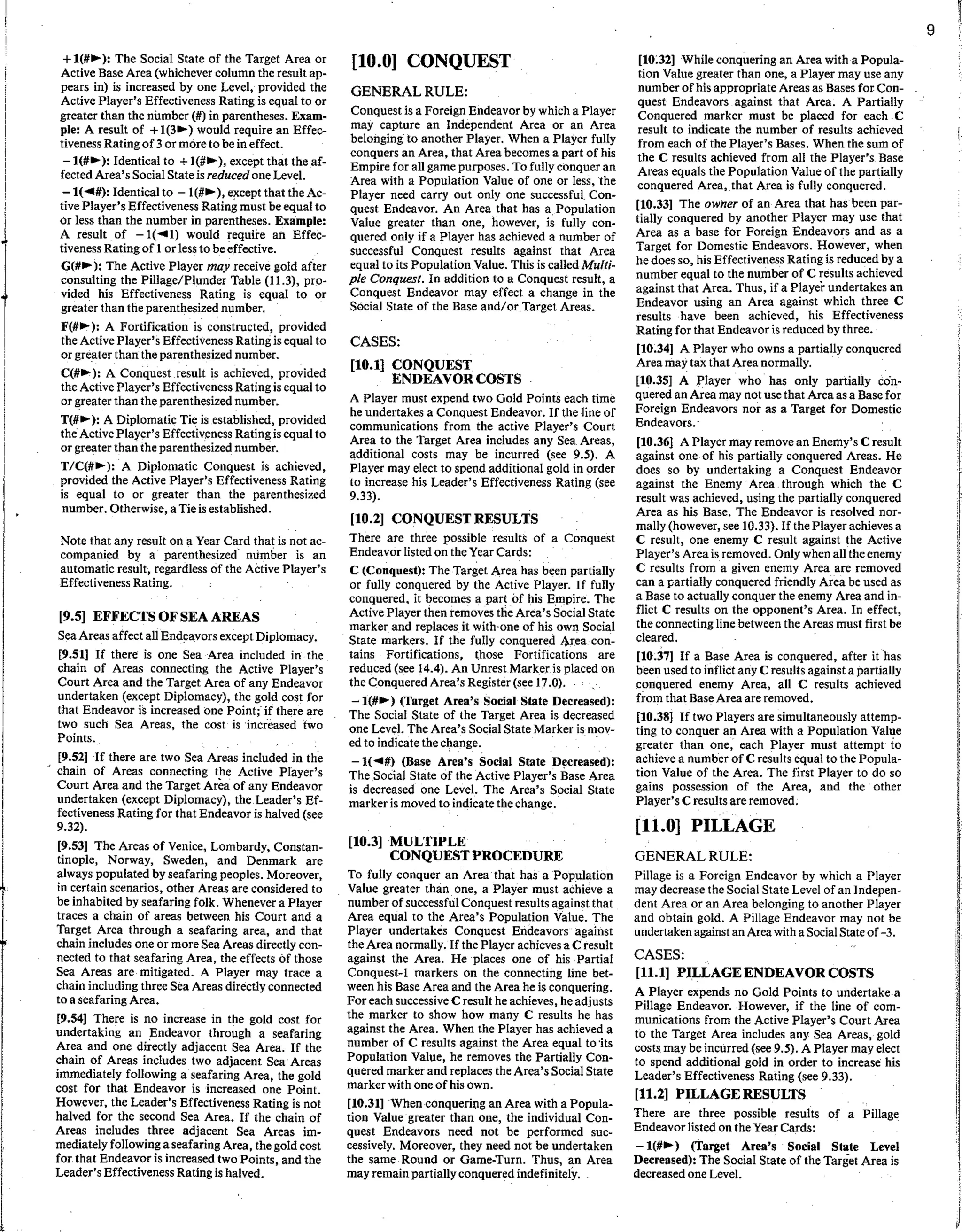 Empires of the Middle Ages SPI Rules | PDF