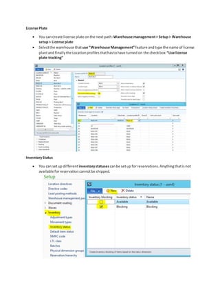 Create a Location and Zones - Warehouse Management R3 | PDF