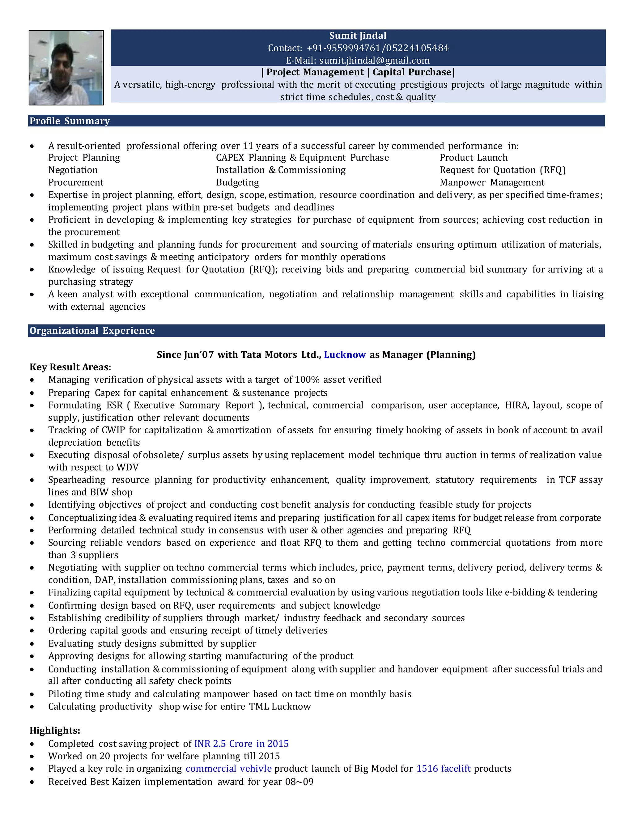 Resume - Sumit Jindal | DOCX
