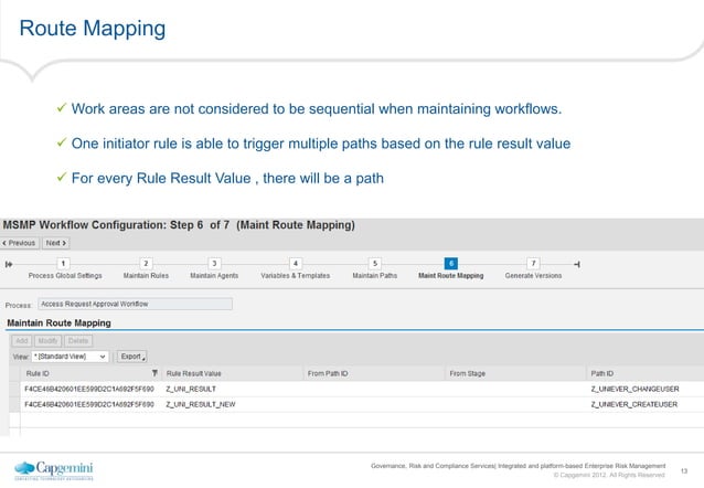 SAP GRC AC 10.1 - ARM Workflows | PPTX | Computing | Technology & Computing