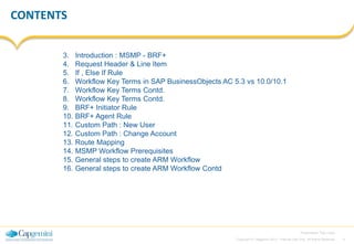 SAP GRC AC 10.1 - ARM Workflows | PPTX