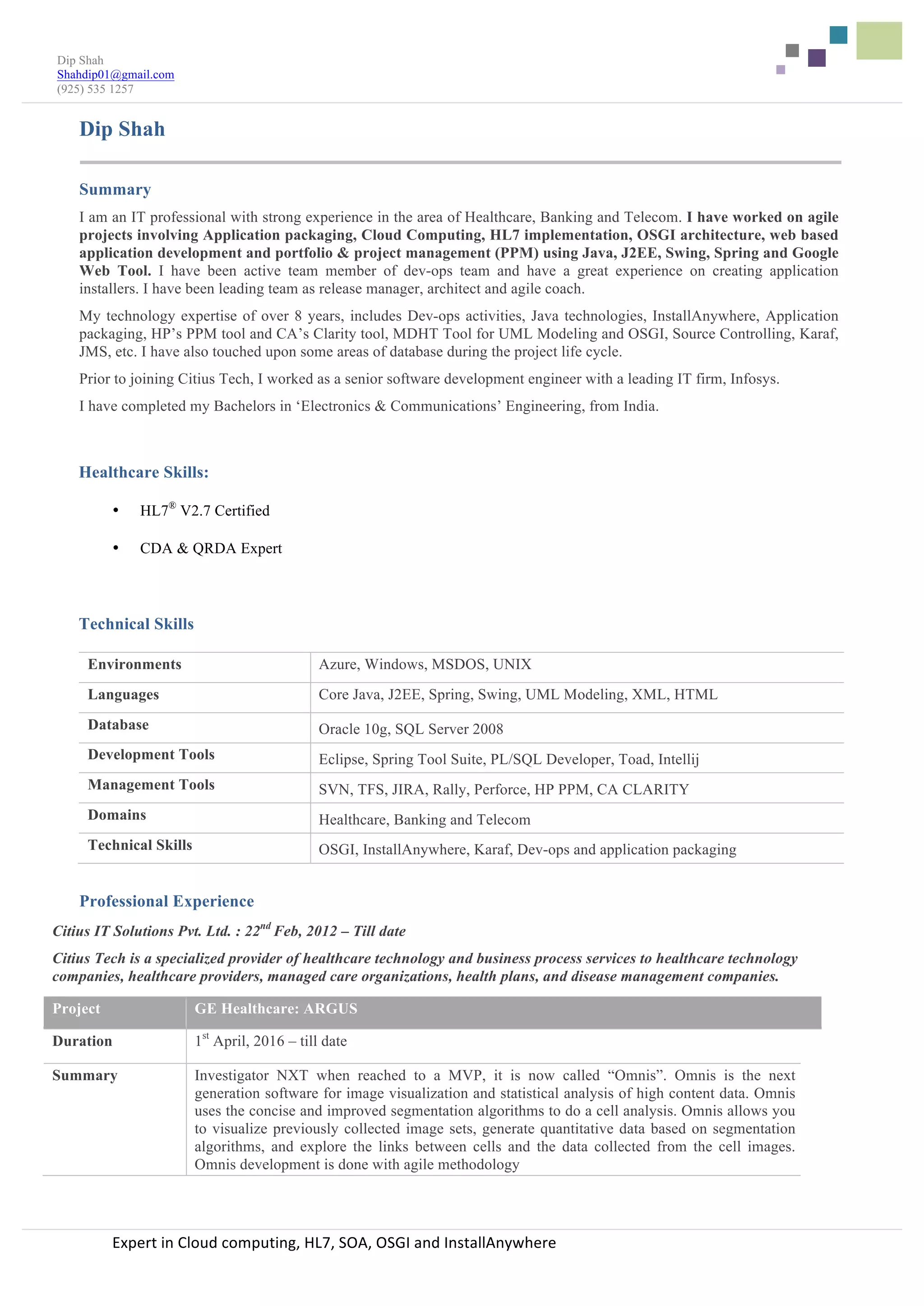 Resume_Dip_Shah | PDF