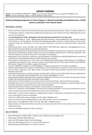 resume_sanjay parmar | PDF