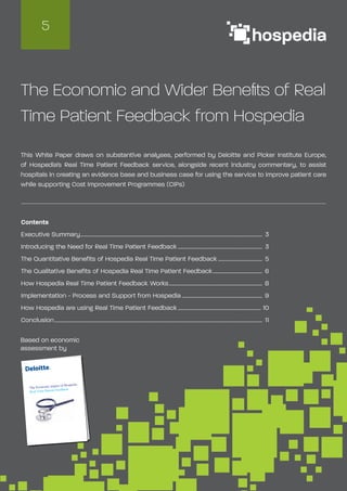 5_White Paper Real Time Patient Feedback | PDF