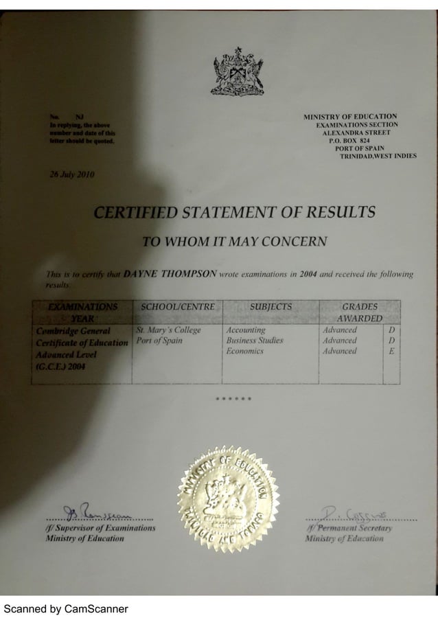 CXC & A Levels | PDF