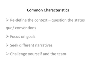 Common Characteristics | PPTX
