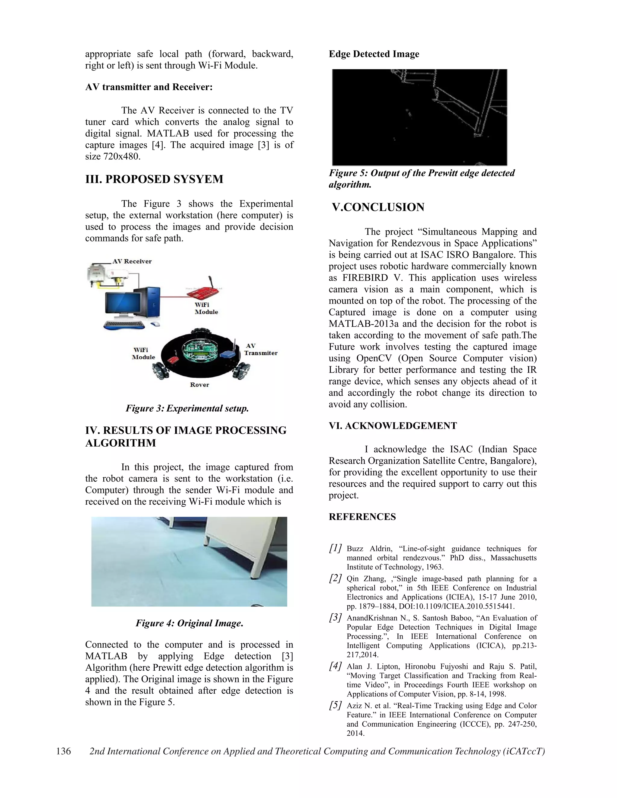 Simultaneous Mapping And Navigation For Rendezvous In Space