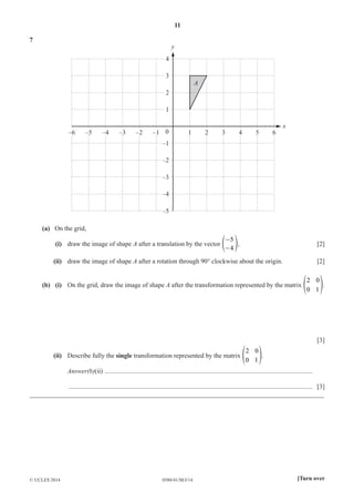 0580_s14_qp_41 | PDF | Educational Assessment | Education