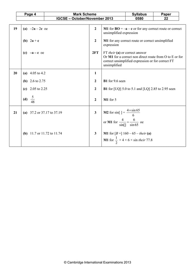 0580 w13 ms_22 | PDF